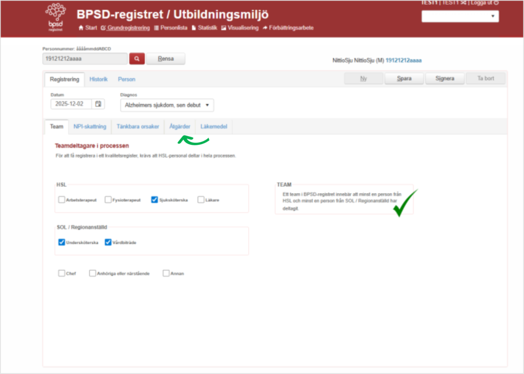 Uppdateringar i BPSD-registret – BPSD